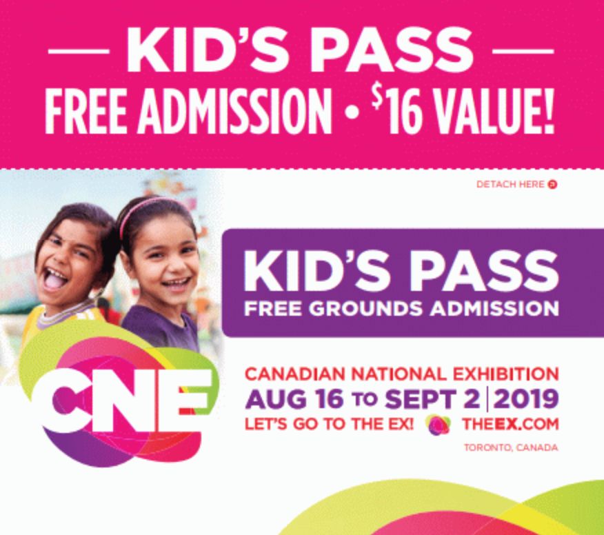 开始啦！CNE官网儿童入场券免费拿！每家可领10张！ | 多伦多妈妈部落